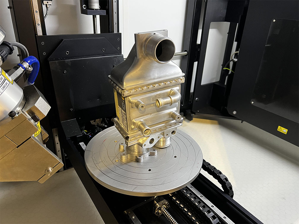 CT Scanning Aluminum Charged Air Cooler for Leaks - Industrial ...